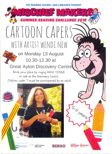 Cartoon Capers | Visit Great Ayton, North Yorkshire, United Kingdom